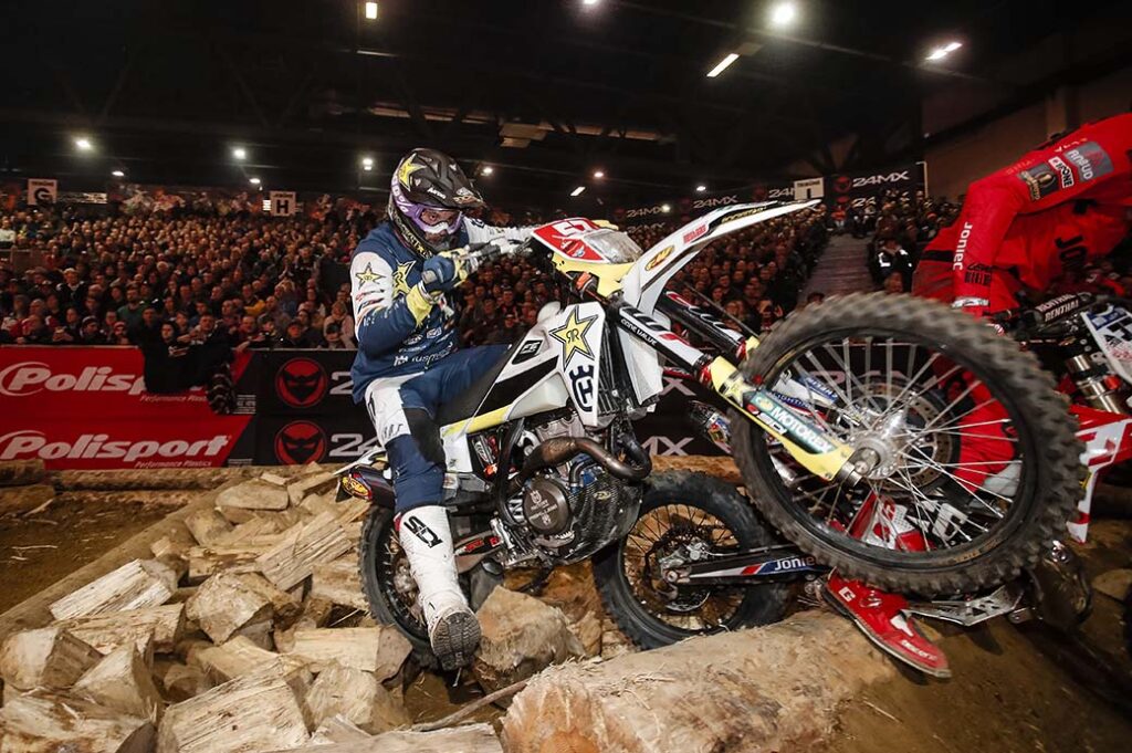 Billy Bolt on the podium at SuperEnduro round two | Dirtbike Rider