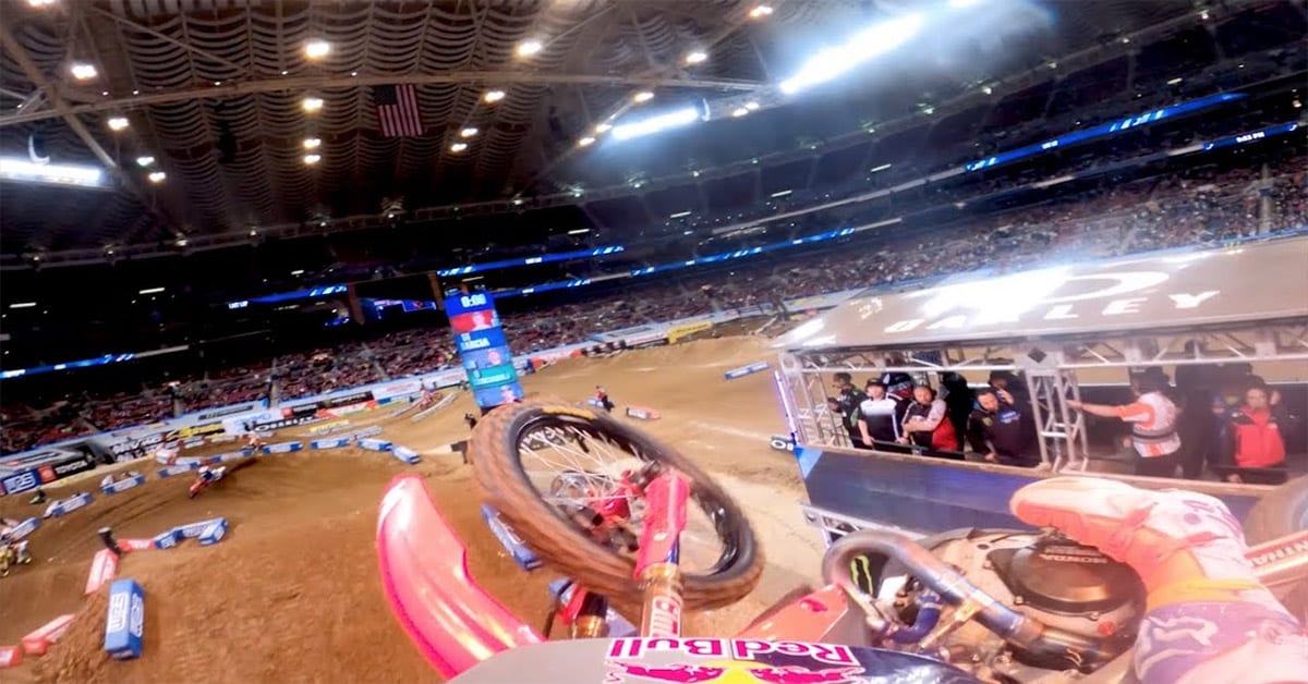 VIDEO: Ken Roczen GoPro – St. Louis Supercross Main Event