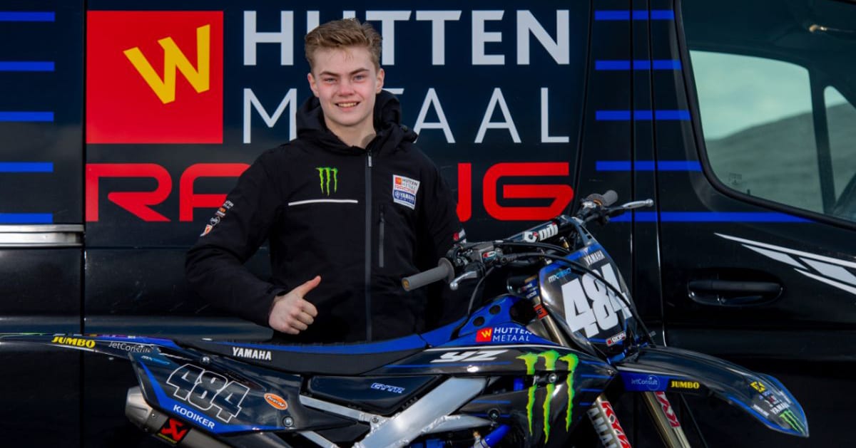 Hutten Metaal Yamaha signs 14-year-old talent Dave Kooiker | Dirtbike Rider