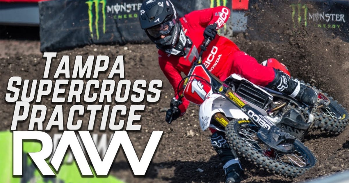 Tampa Supercross Practice RAW ft. Brian Moreau, Sexton, Deano & more ...