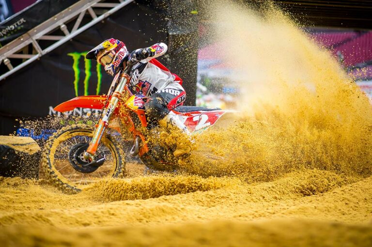 Cooper Webb leads a KTM 450SX podium sweep in Atlanta | Dirtbike Rider