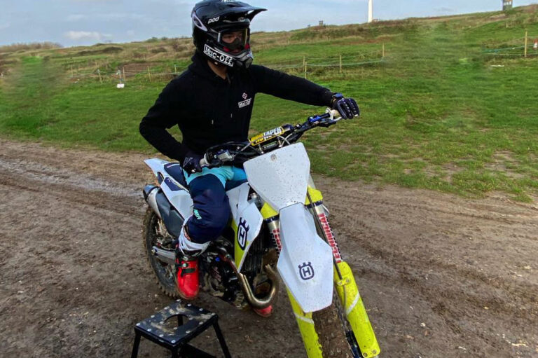 Jake Shipton gets frisky on new Husky | Dirtbike Rider