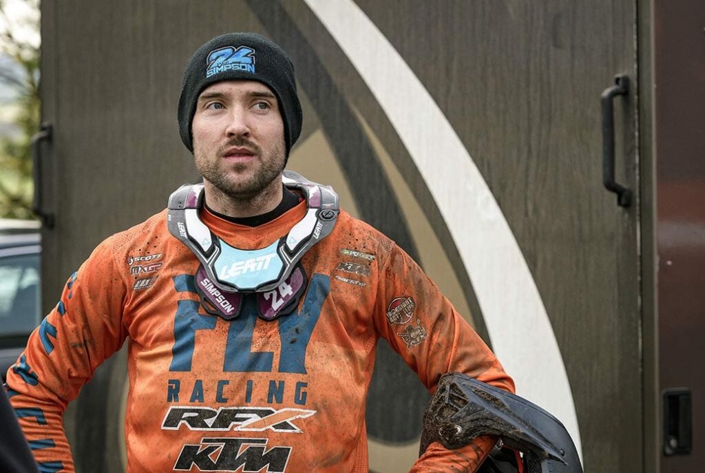 Shaun Simpson injury update after Hawkstone crash | Dirtbike Rider