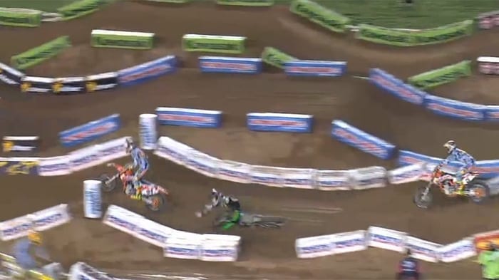 Chad Reed 2014 supercross crash video | Dirtbike Rider