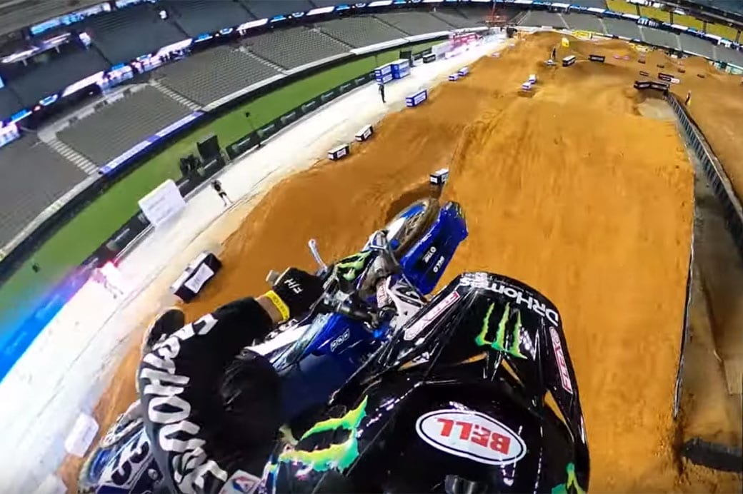 GoPro Lap in Marvel Stadium with Dan Reardon – AUS-X Open | Dirtbike Rider