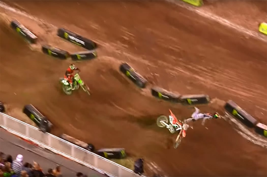 Big crash for Tim Gajser on Monster Cup debut | Dirtbike Rider