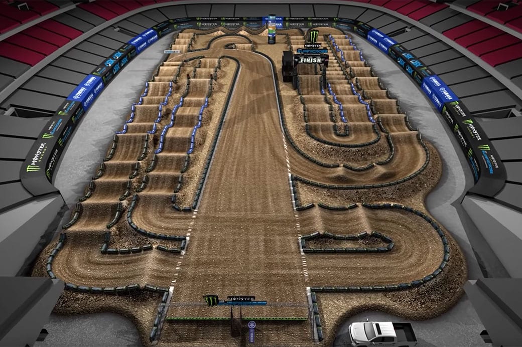 Animated track map: Glendale 2019 | Dirtbike Rider