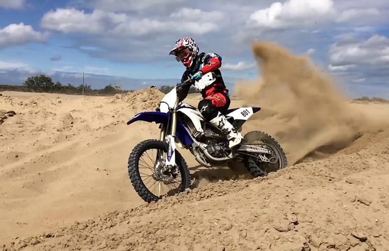 Josh Spinks - first ride on Geartec Yamaha | Dirtbike Rider