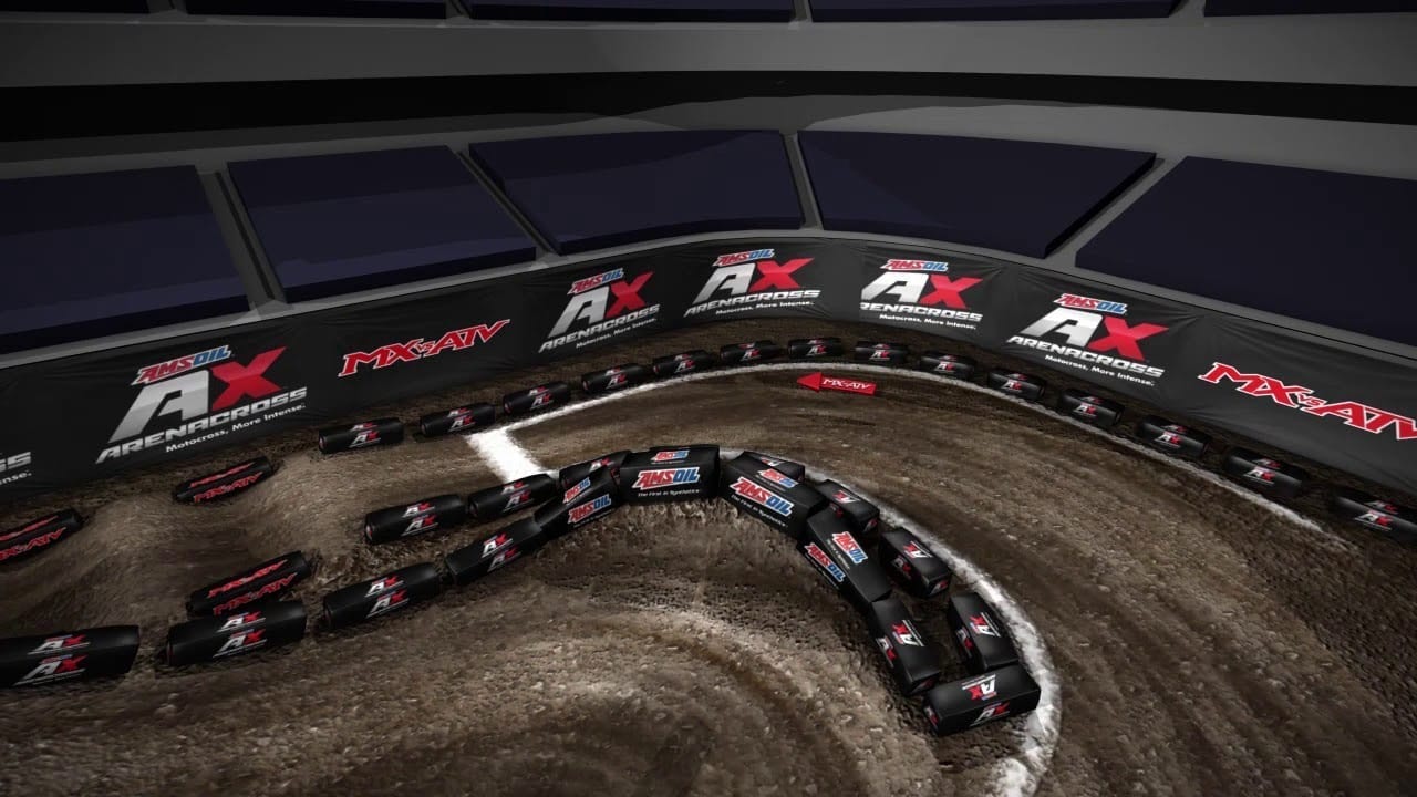 Official Amsoil Arenacross Track Map - Dayton Ohio | Dirtbike Rider