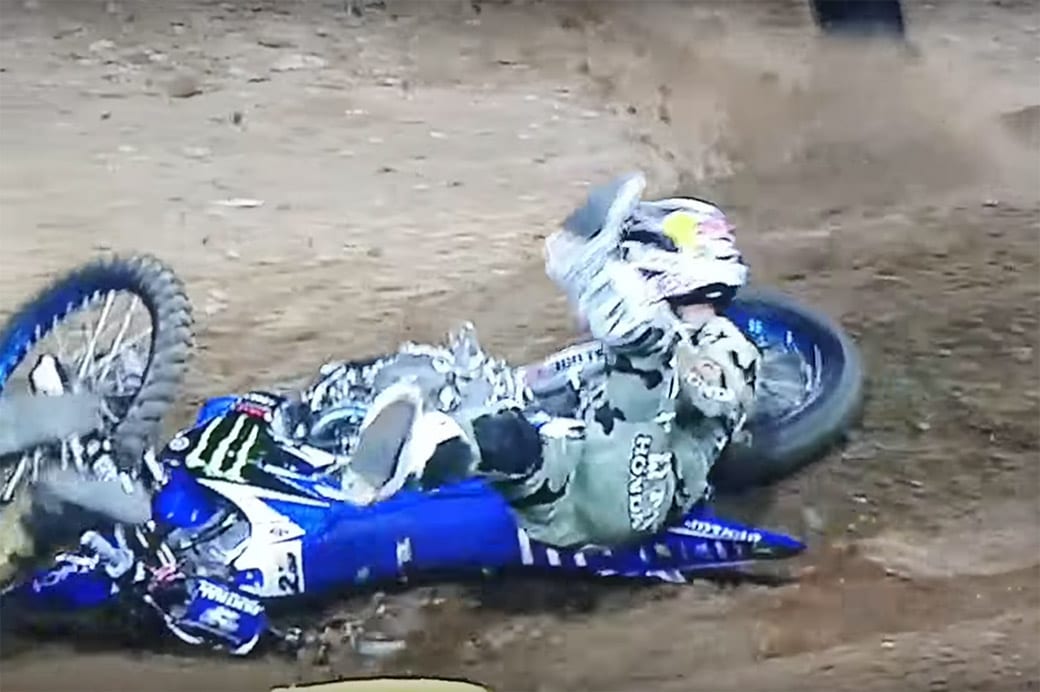 Ken Roczen San Diego Supercross crash | Dirtbike Rider