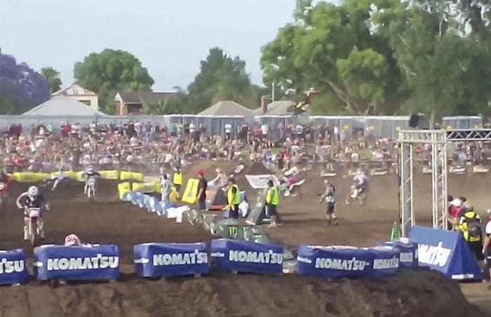 TBT Video: Steven Clarke supercross crash | Dirtbike Rider