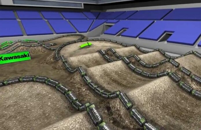 Video: Seattle supercross animated track map | Dirtbike Rider