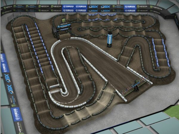 Anaheim III SX: Animated track map | Dirtbike Rider